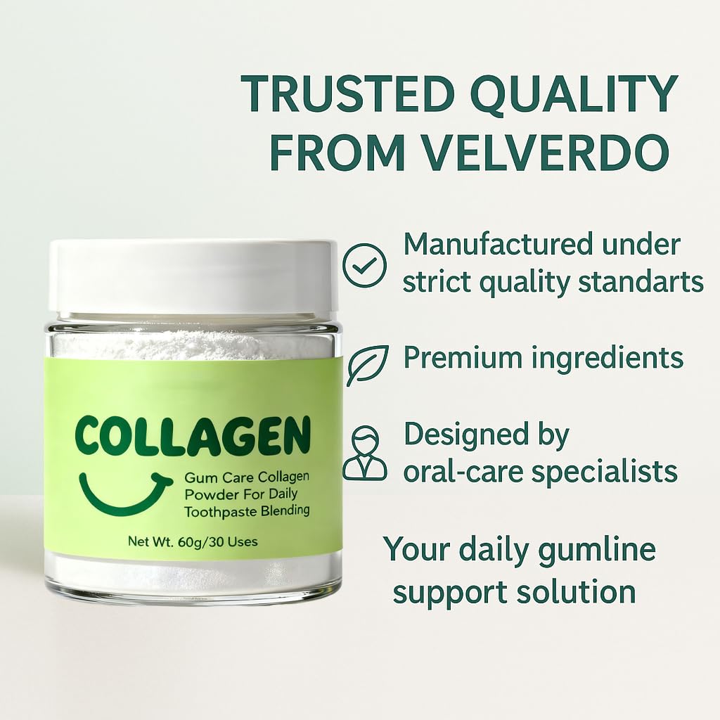 easy-to-use collagen tooth powder