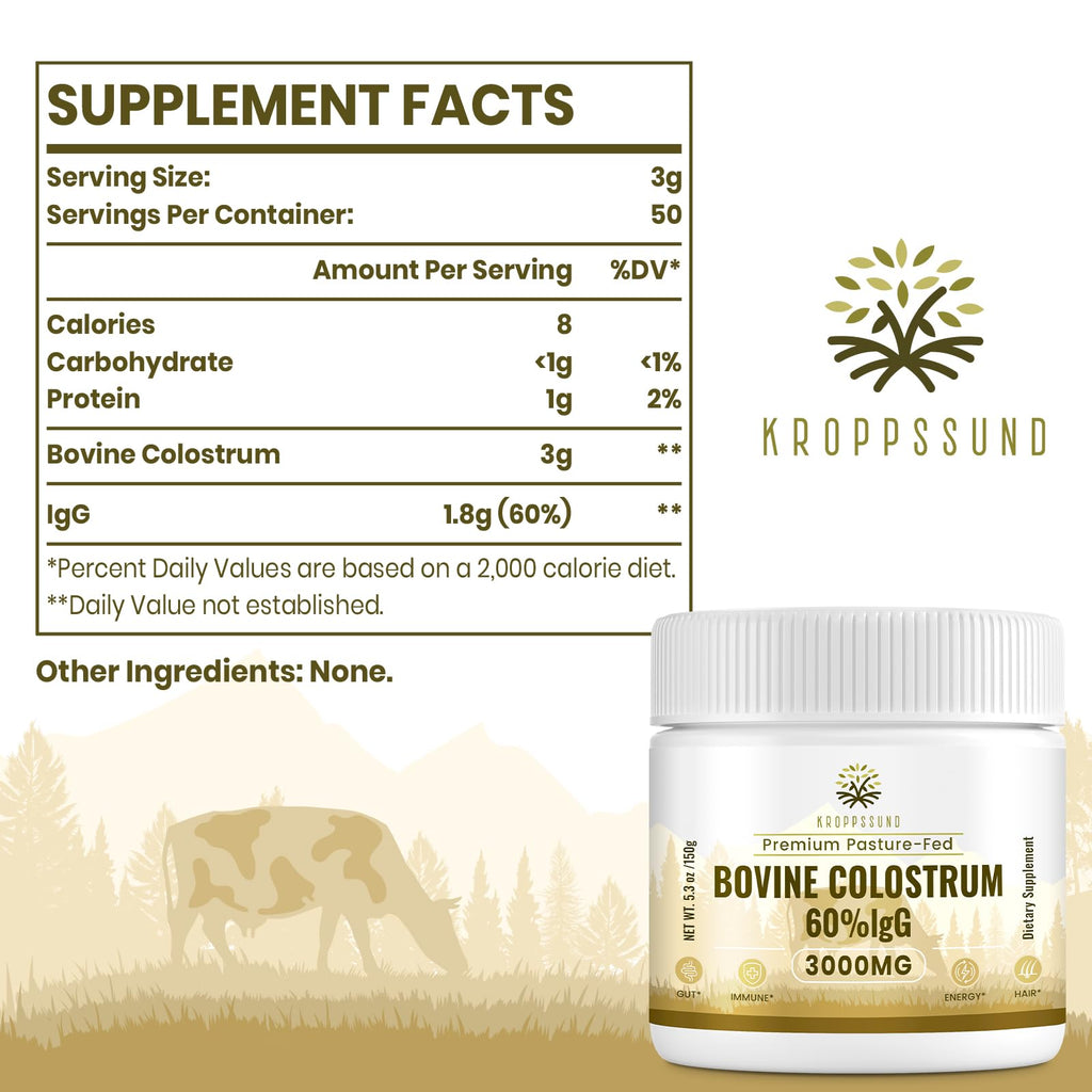 easy-to-use colostrum powder supplement