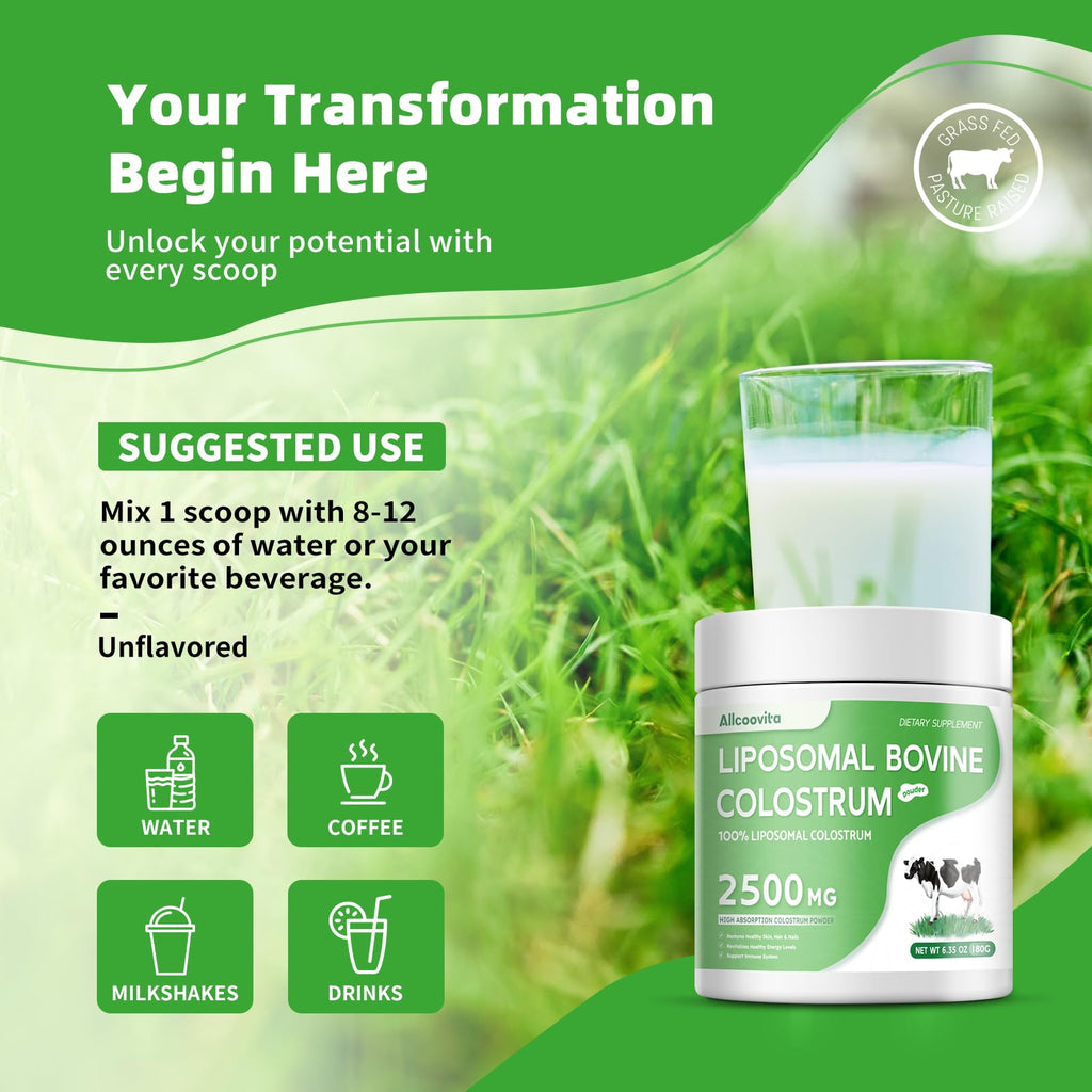 easy-to-use colostrum powder supplement