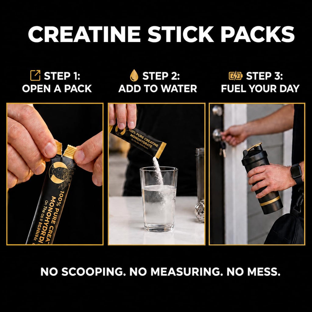 Easy-to-use creatine monohydrate servings
