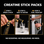 Easy-to-use creatine monohydrate servings