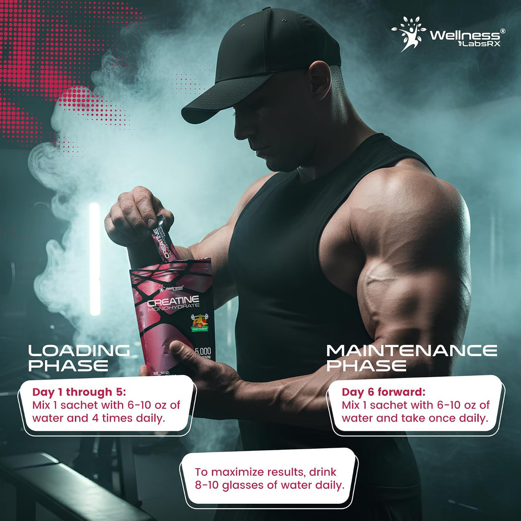 easy-to-use creatine sachets on-the-go