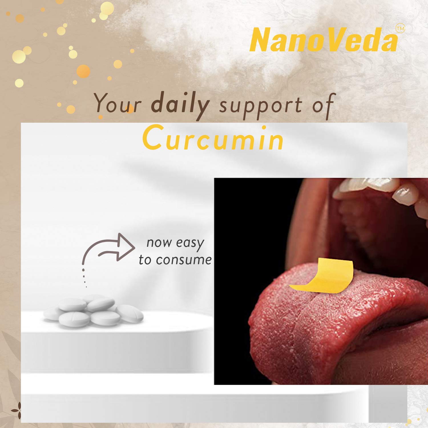 easy-to-use curcumin oral strips
