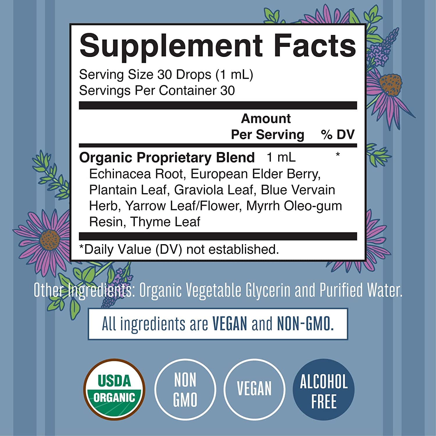easy-to-use echinacea liquid drops