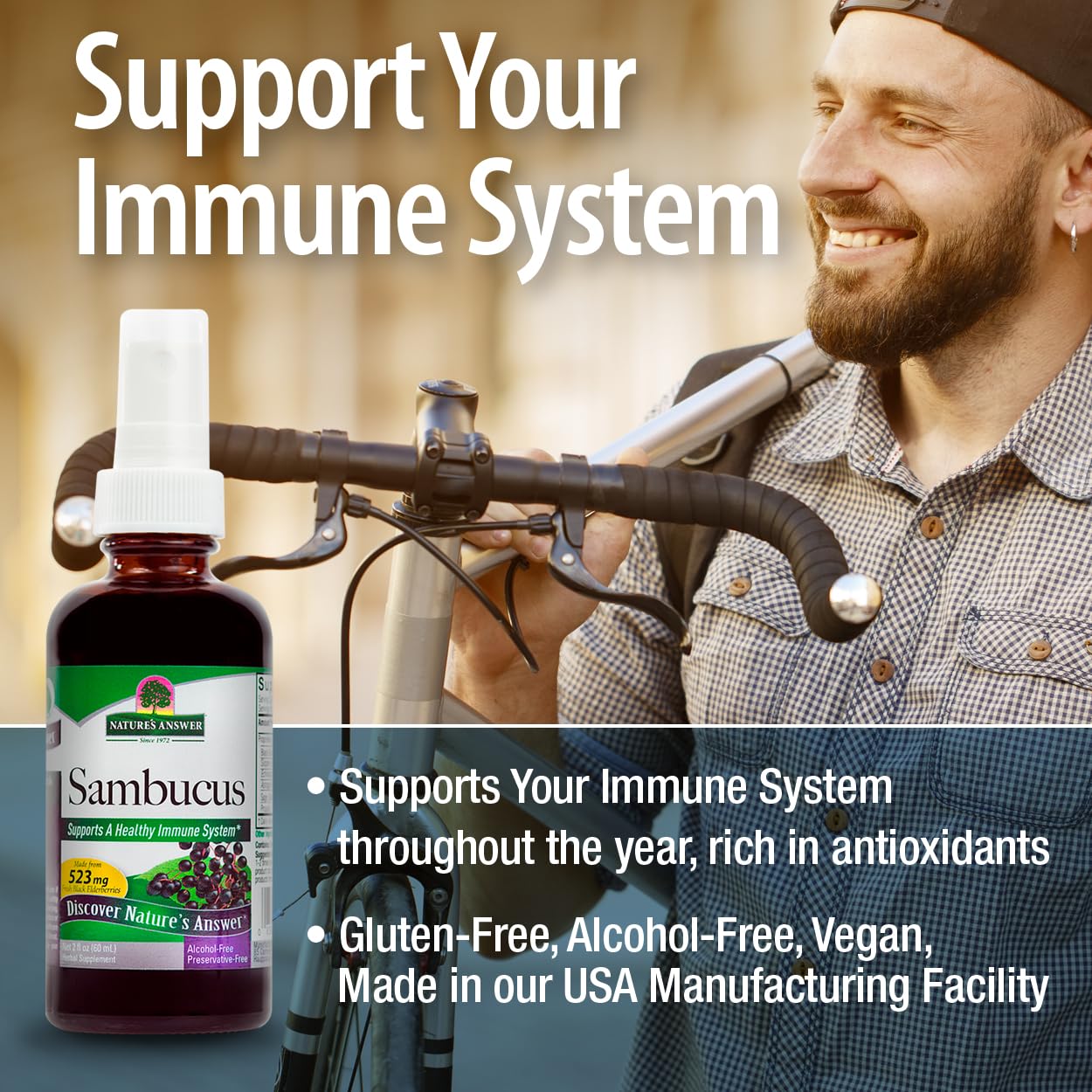 easy-to-use elderberry wellness spray