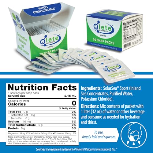 easy-to-use electrolyte add-in snap packs