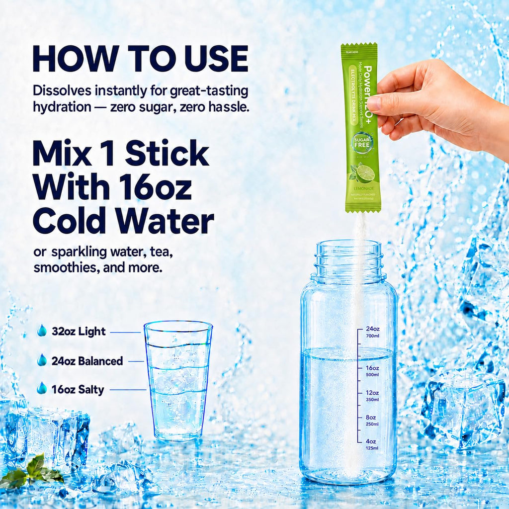 easy to use electrolyte drink mix
