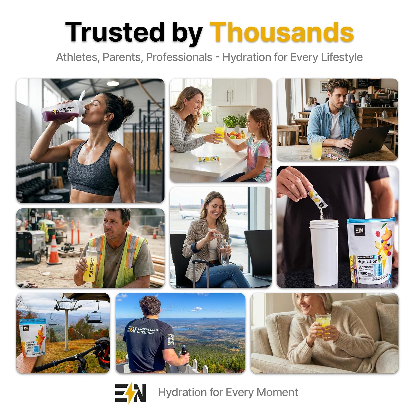 easy-to-use electrolyte packets for active lifestyle