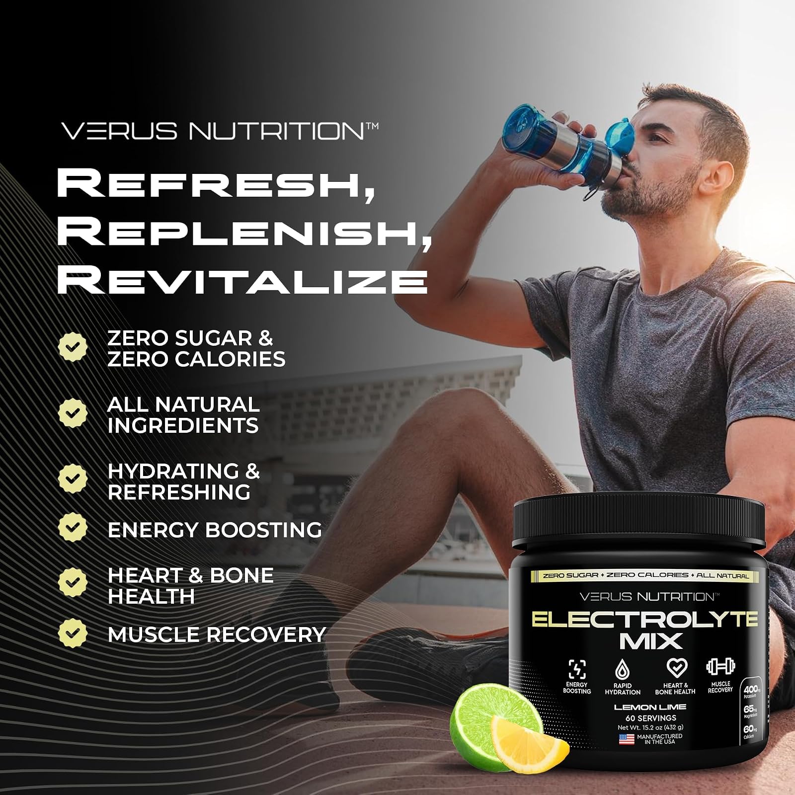 easy-to-use electrolyte powder for hydration
