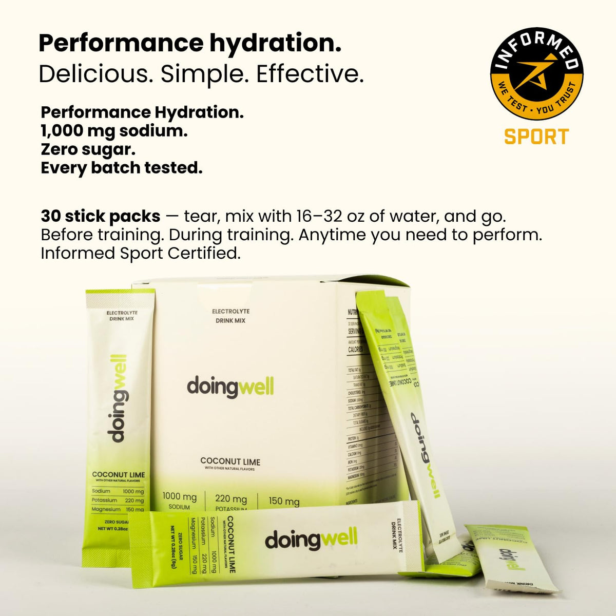 easy-to-use electrolyte powder for travel