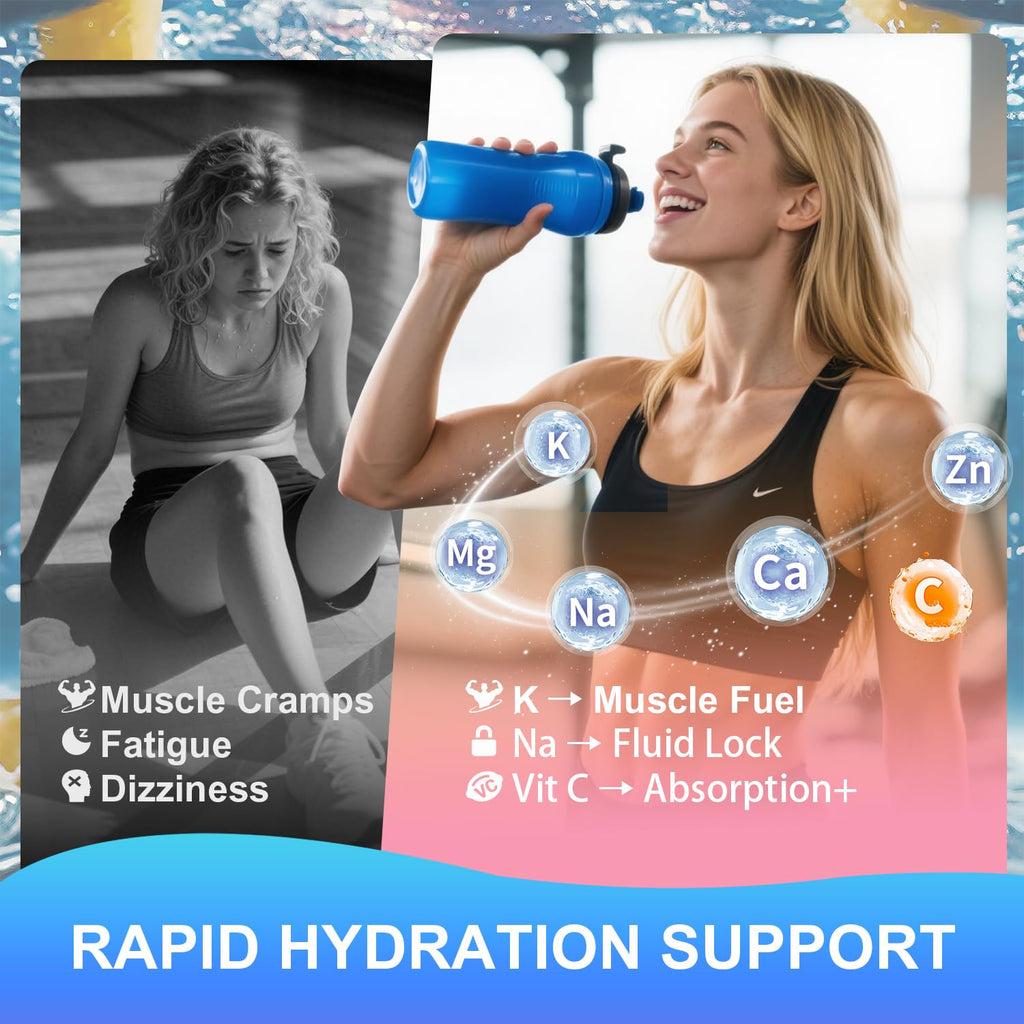 easy-to-use electrolyte powder packets