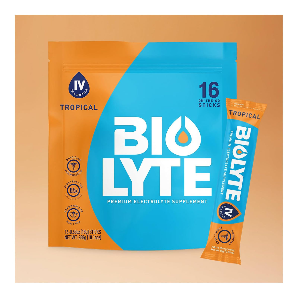 Easy-to-use electrolyte powder sticks