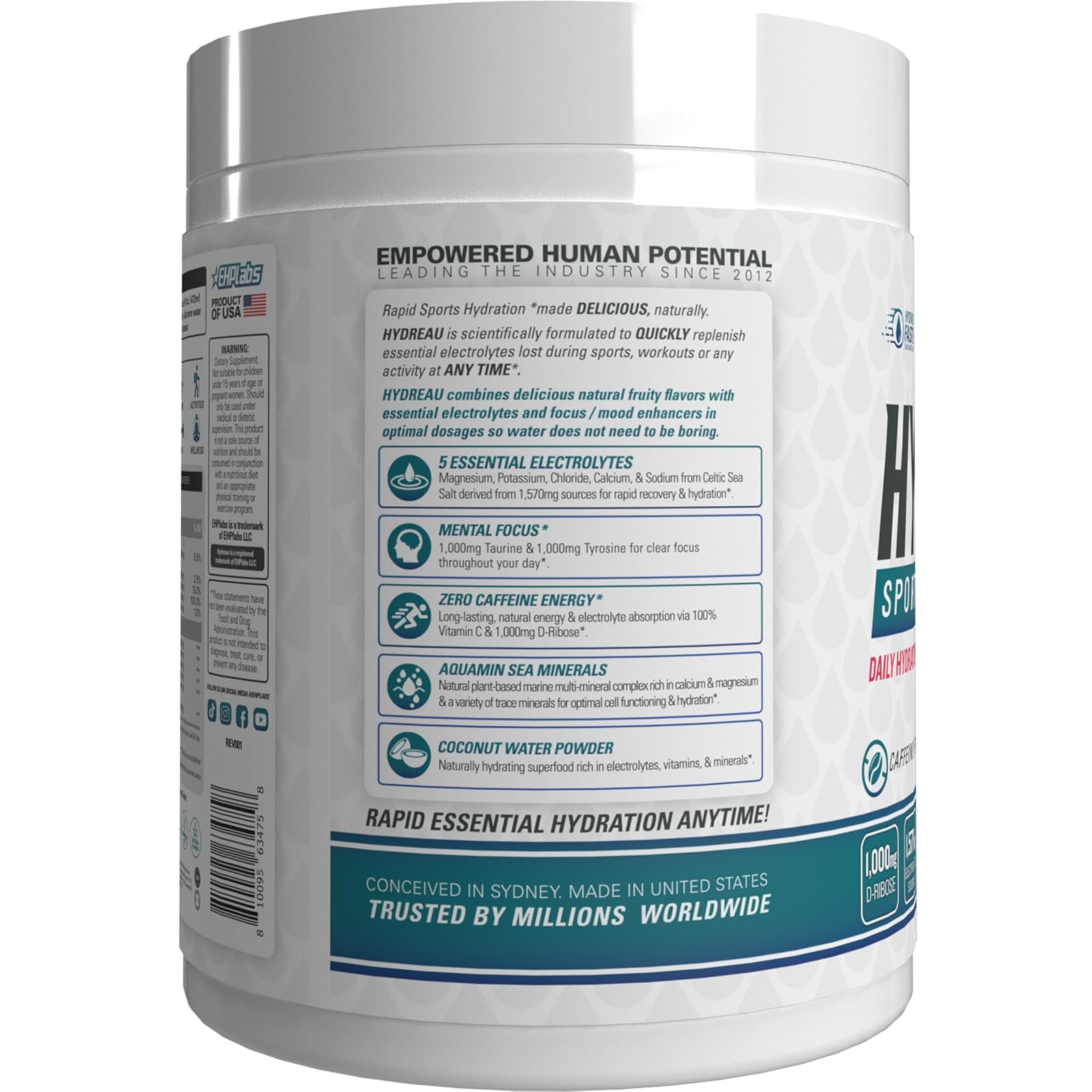 easy-to-use electrolyte powder supplement
