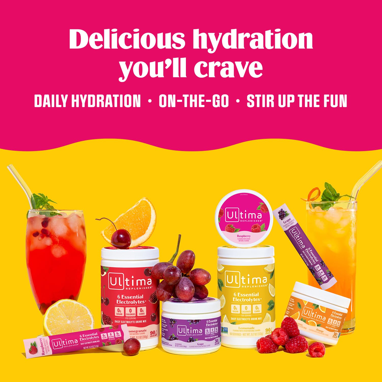 easy-to-use electrolyte stickpacks