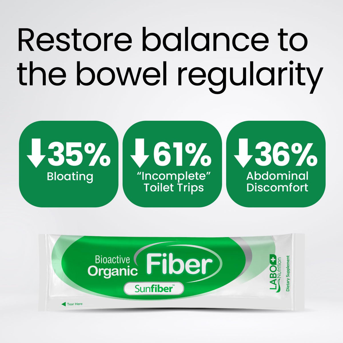 easy-to-use fiber sachets