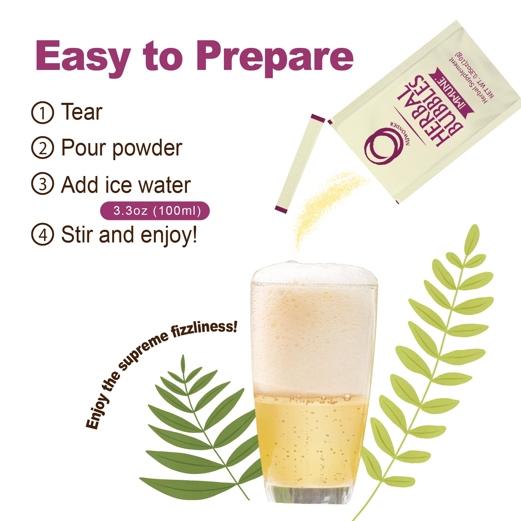 easy-to-use fizzy drink packs