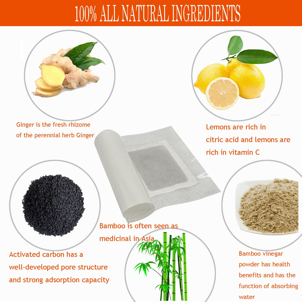 easy to use ginger detox pads