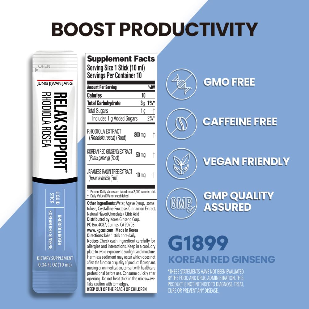 easy-to-use ginseng extract sticks