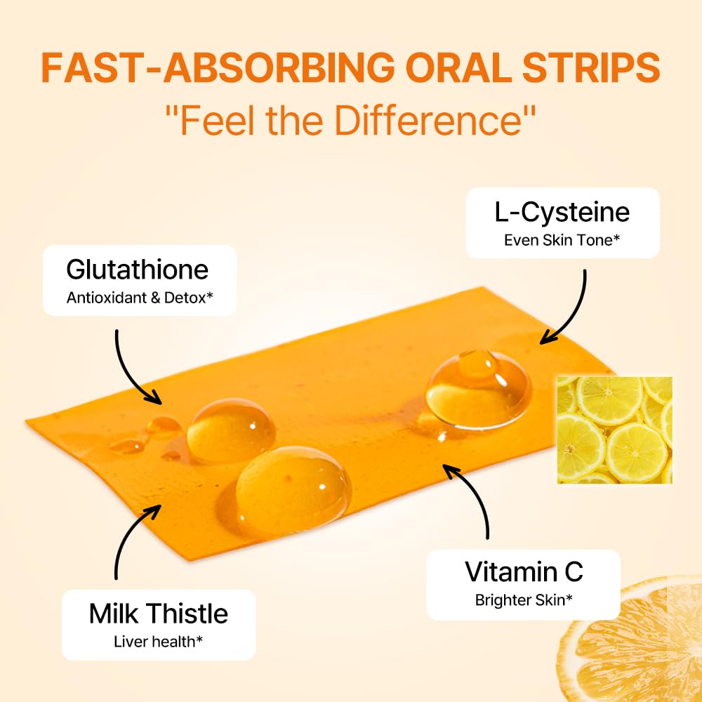 easy-to-use glutathione strips