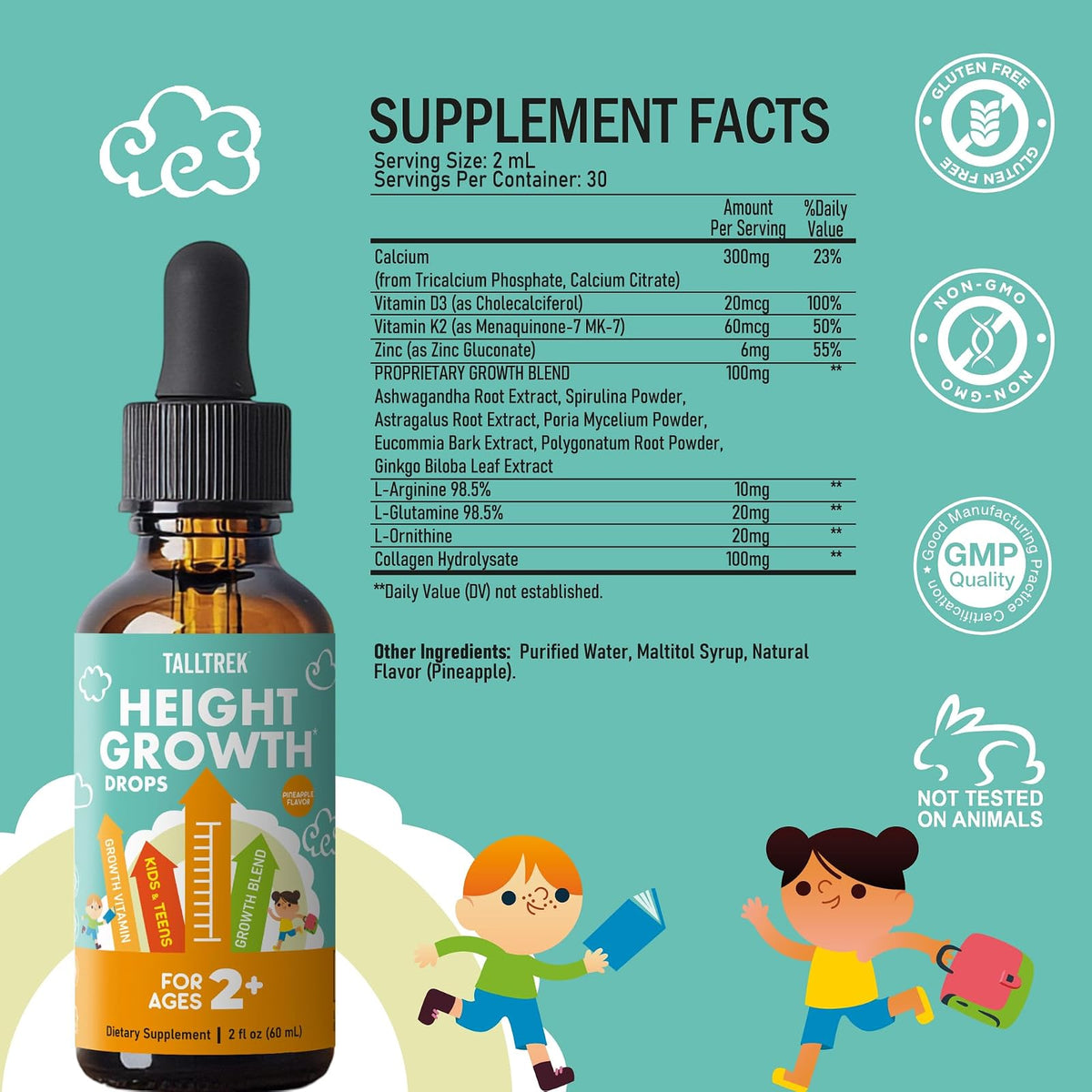 easy-to-use height growth drops