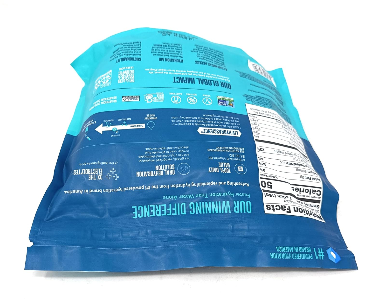 easy-to-use hydration multiplier packets
