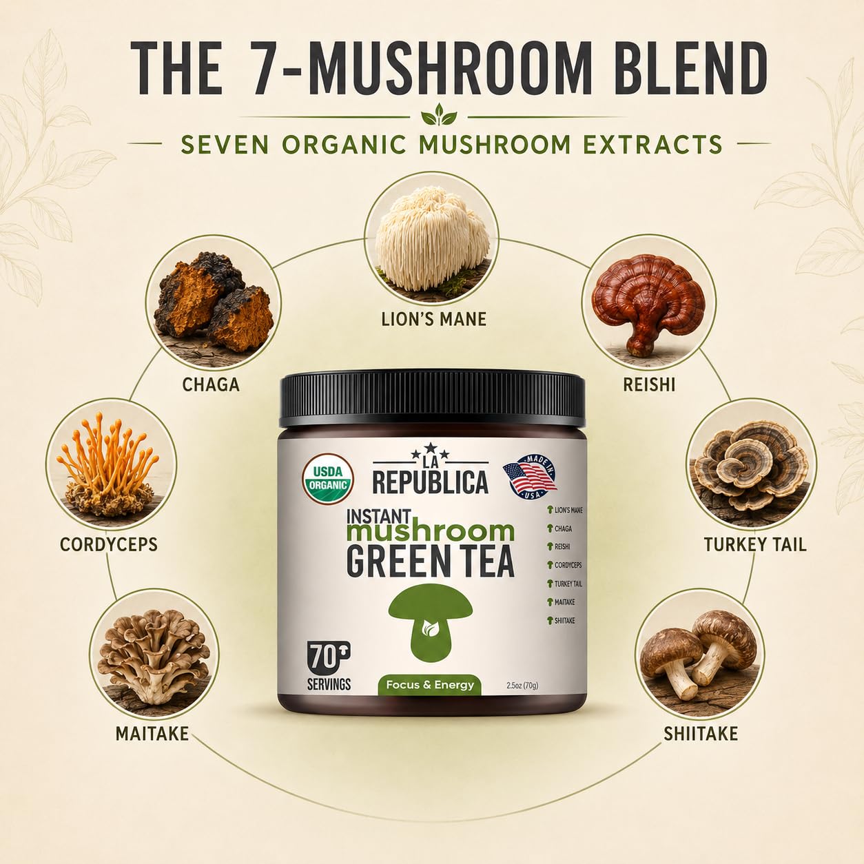 easy-to-use instant green tea mix