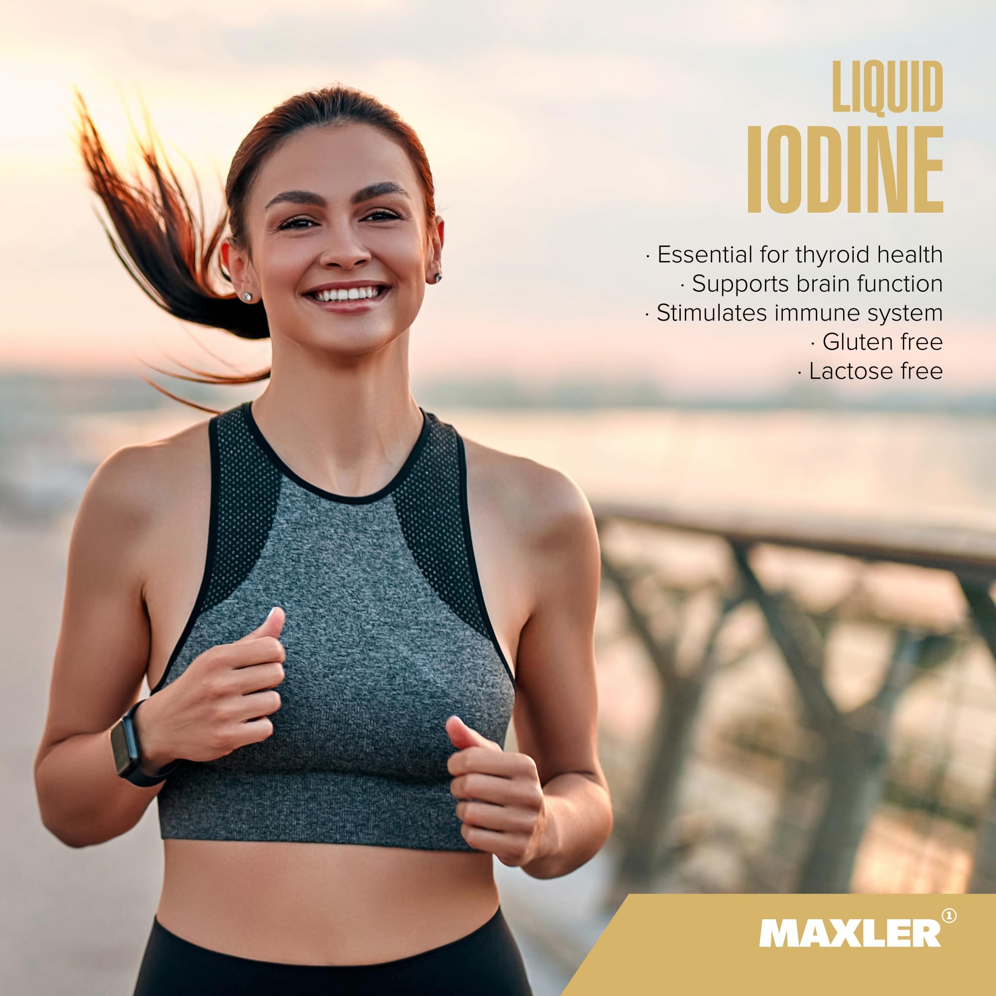 Easy-to-use iodine liquid supplement