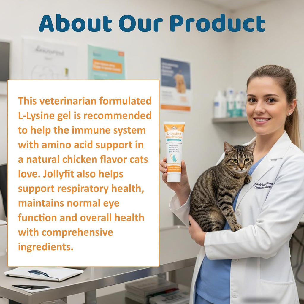 Easy-to-use L-Lysine paste for cats