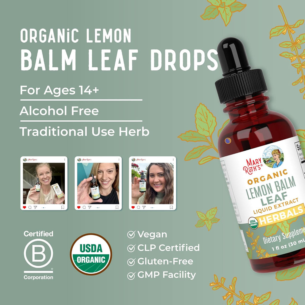 easy-to-use lemon balm tincture