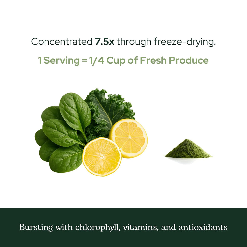 easy-to-use lemon greens powder mix