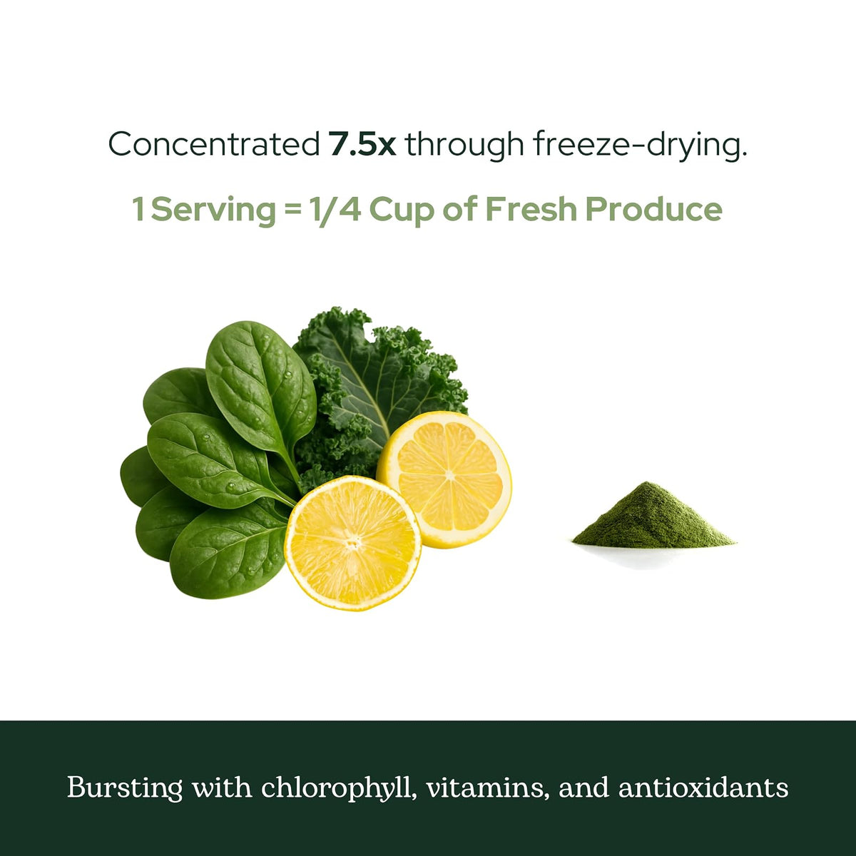 easy-to-use lemon greens powder mix