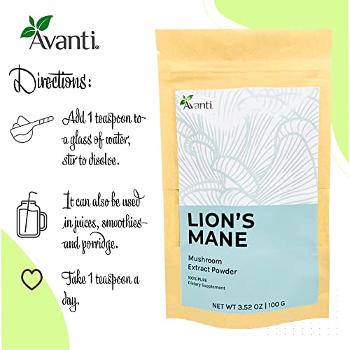 easy-to-use lion's mane powder supplement