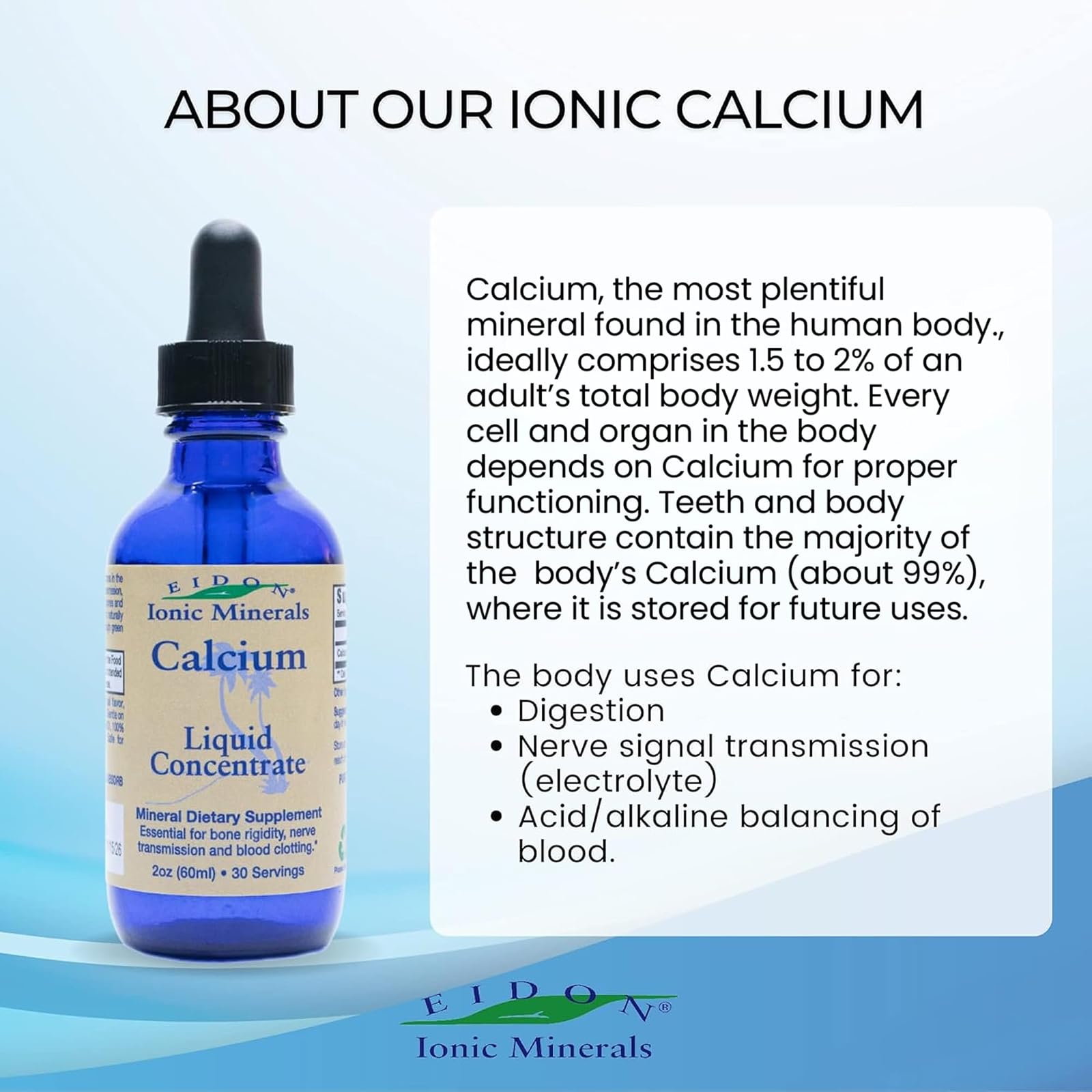 easy-to-use liquid calcium formula