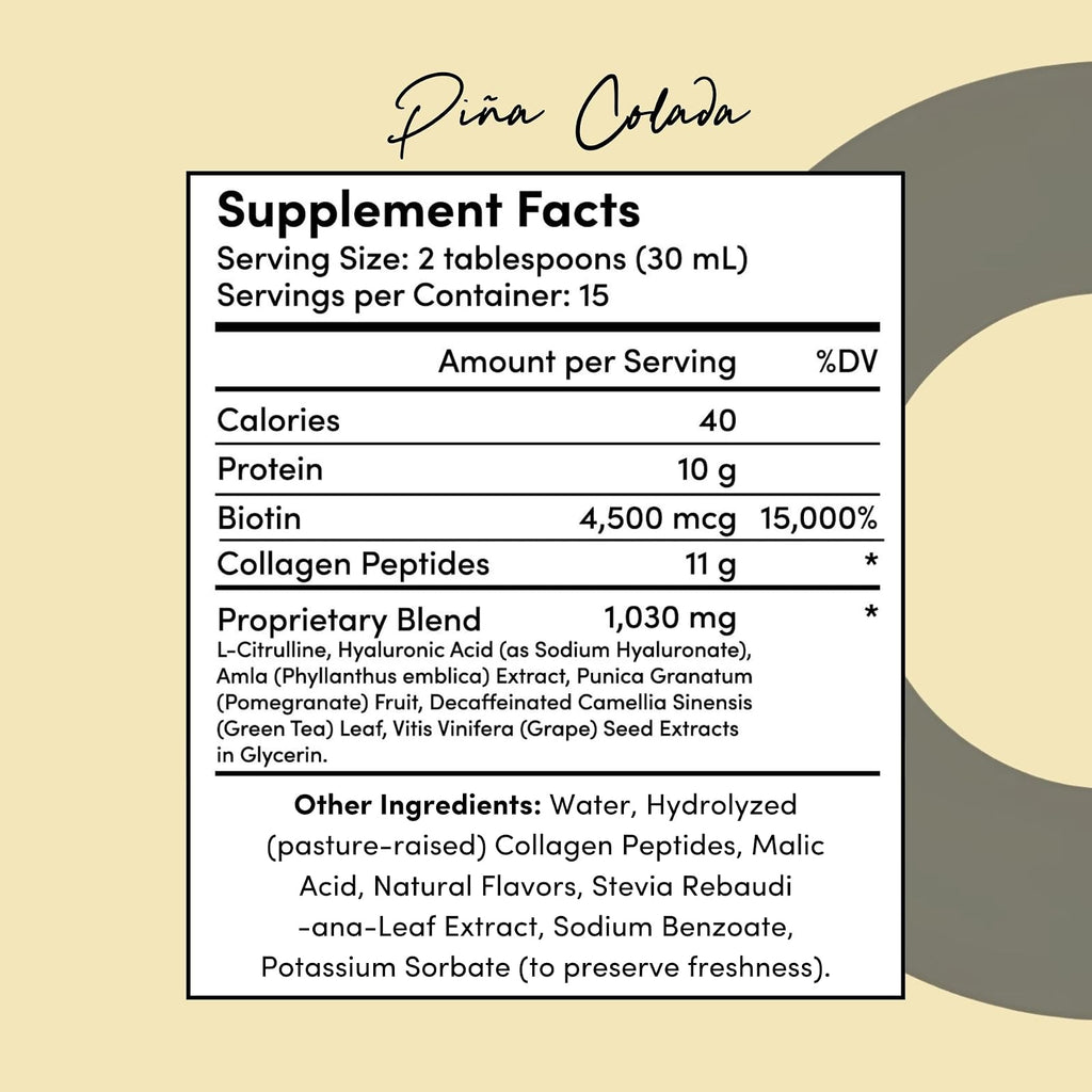 Easy-to-use liquid collagen for wellness