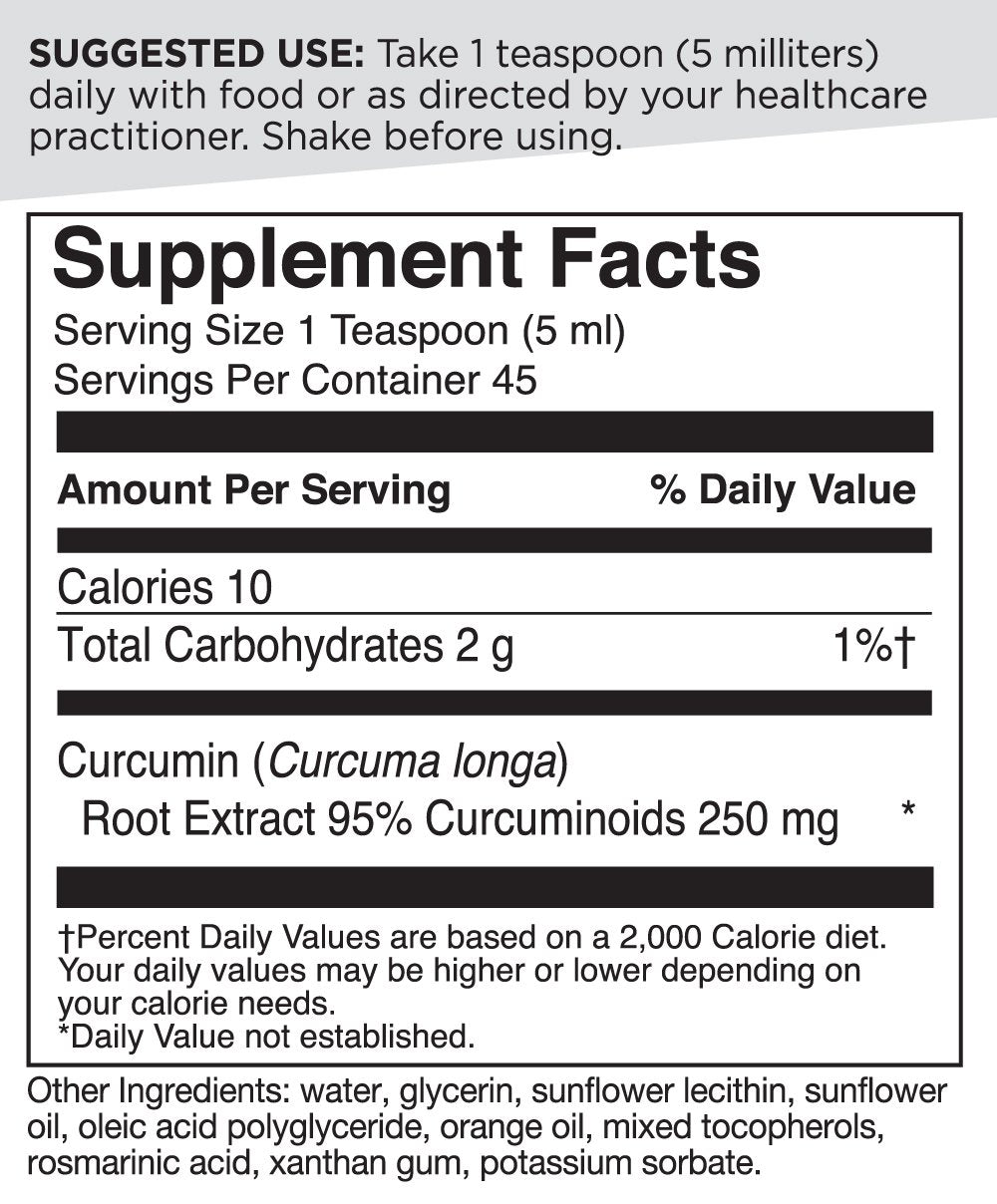easy-to-use liquid curcumin formula