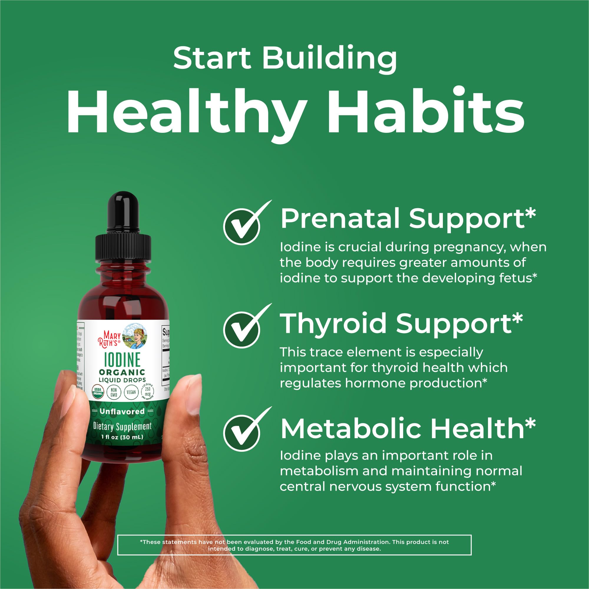 easy-to-use liquid iodine formula