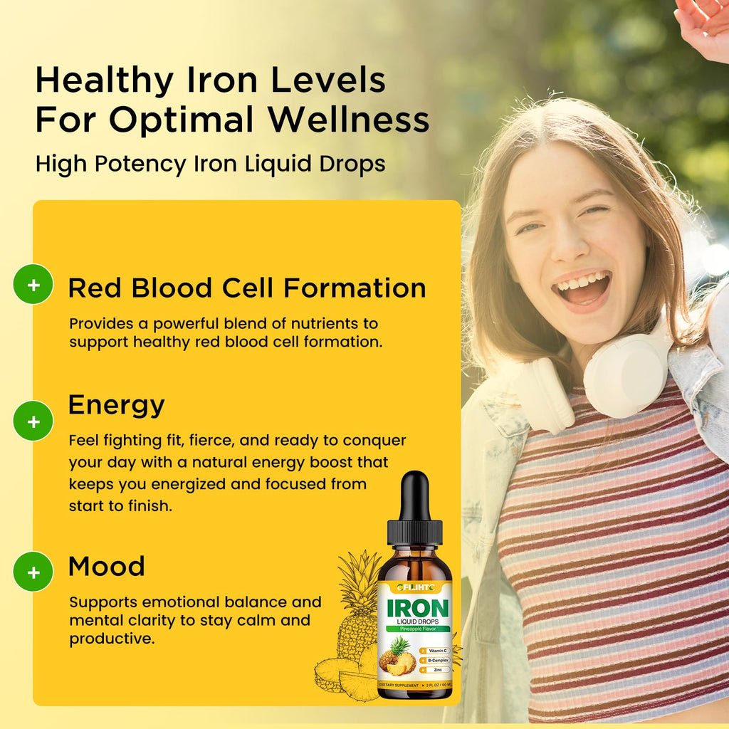 easy-to-use liquid iron drops