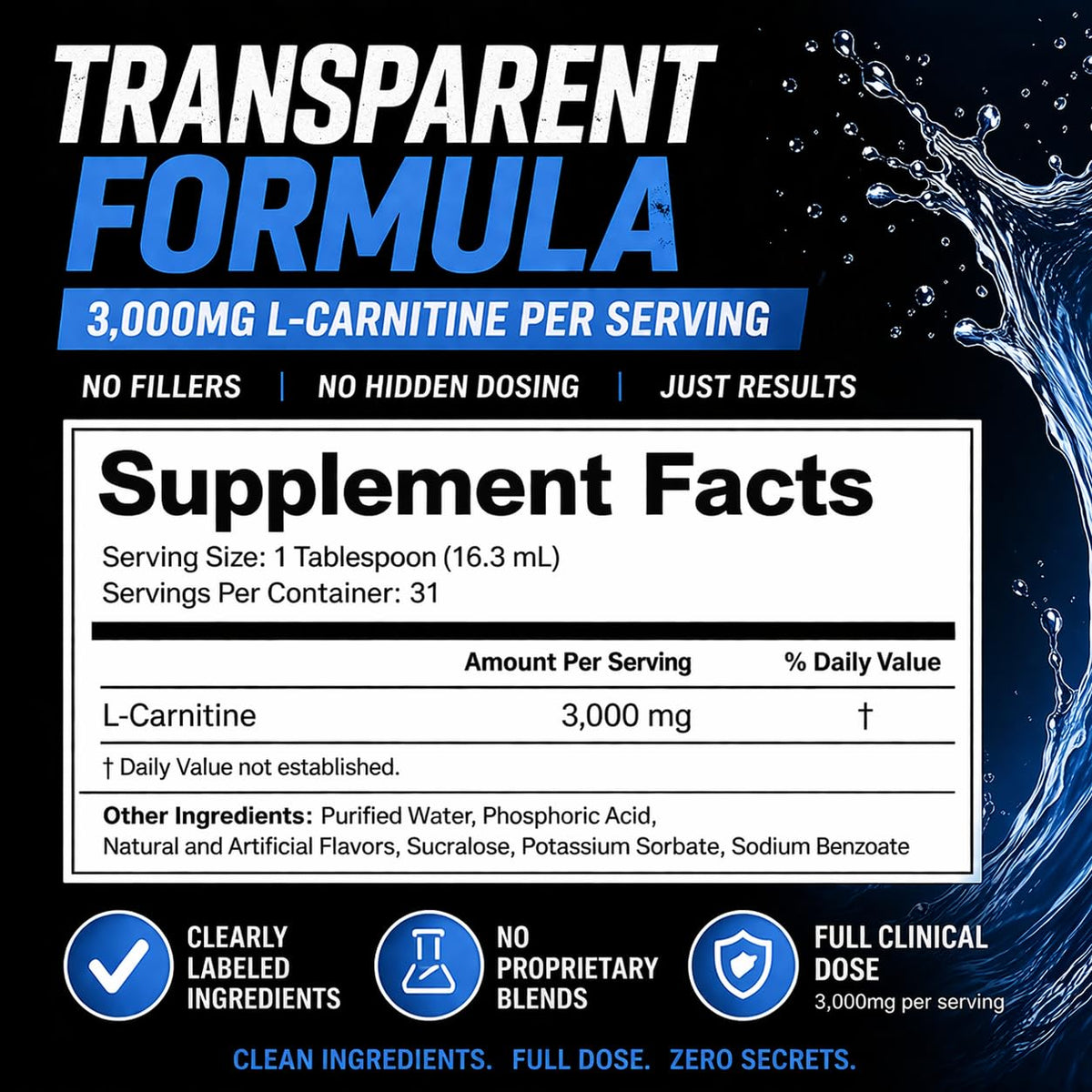 Easy-to-use liquid L-Carnitine