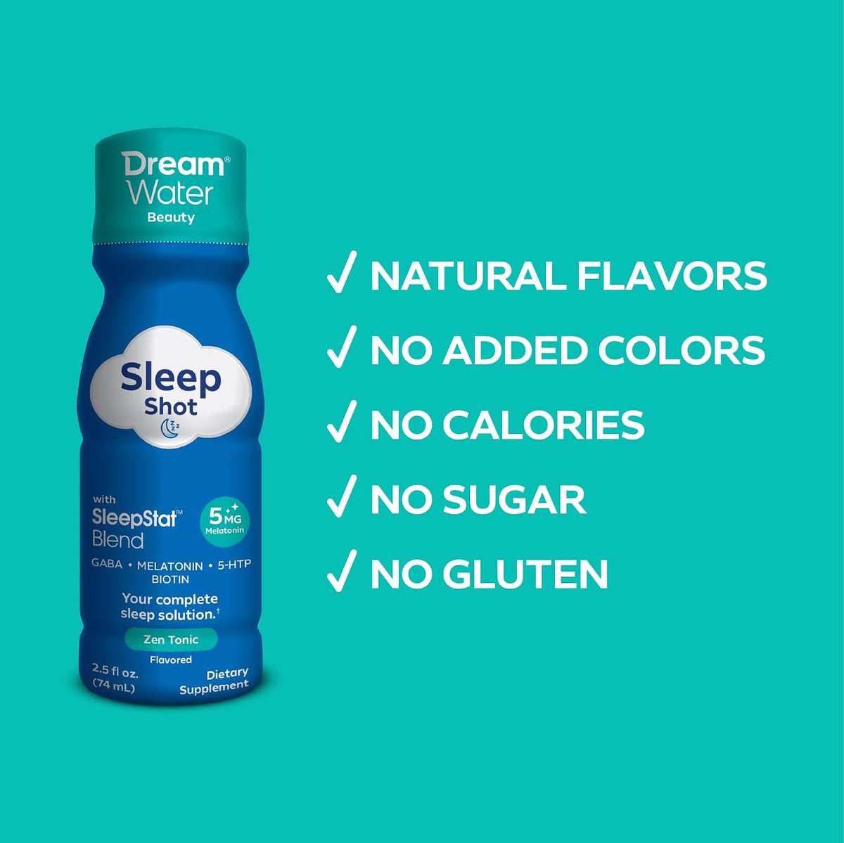 easy-to-use liquid melatonin shots