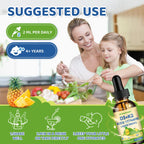 Easy-to-use liquid vitamin drops