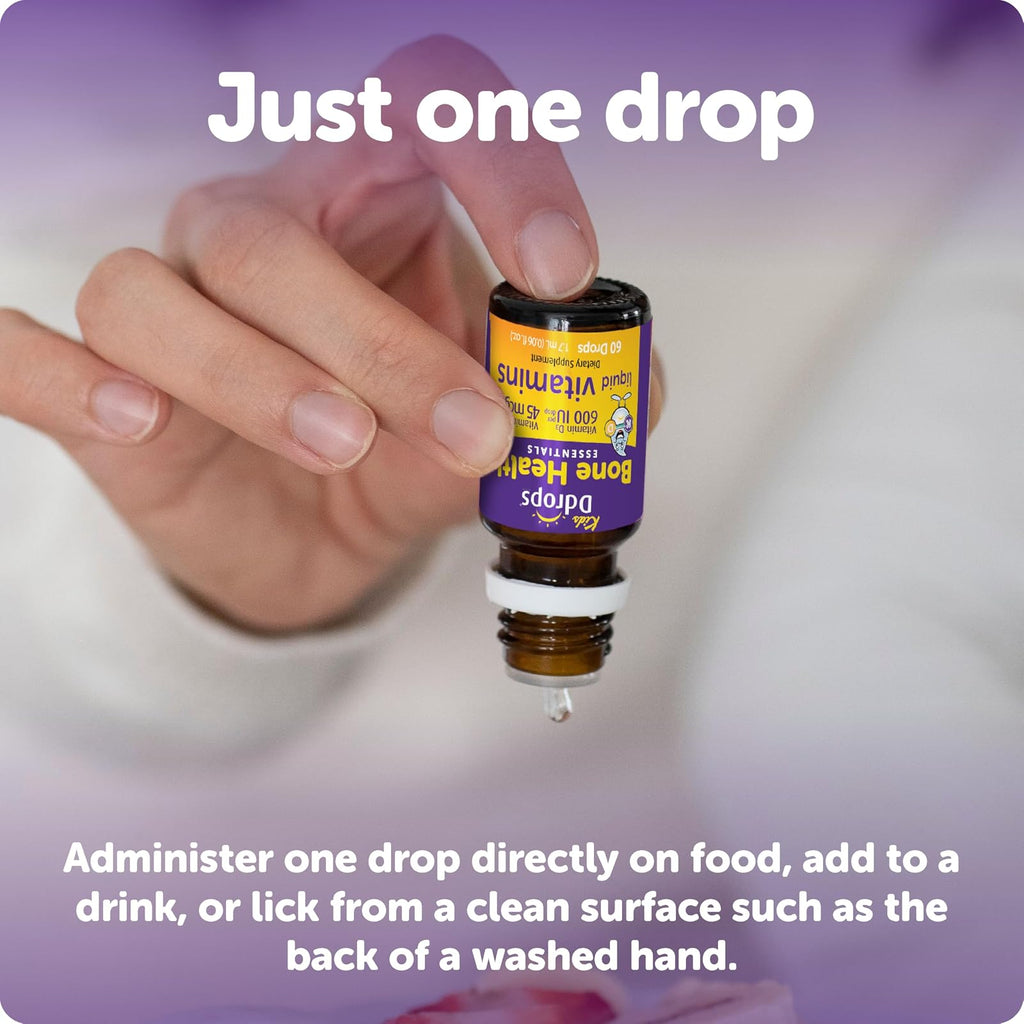Easy-to-use liquid vitamin drops