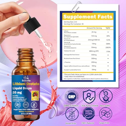 Easy-to-use Lithium Orotate drops
