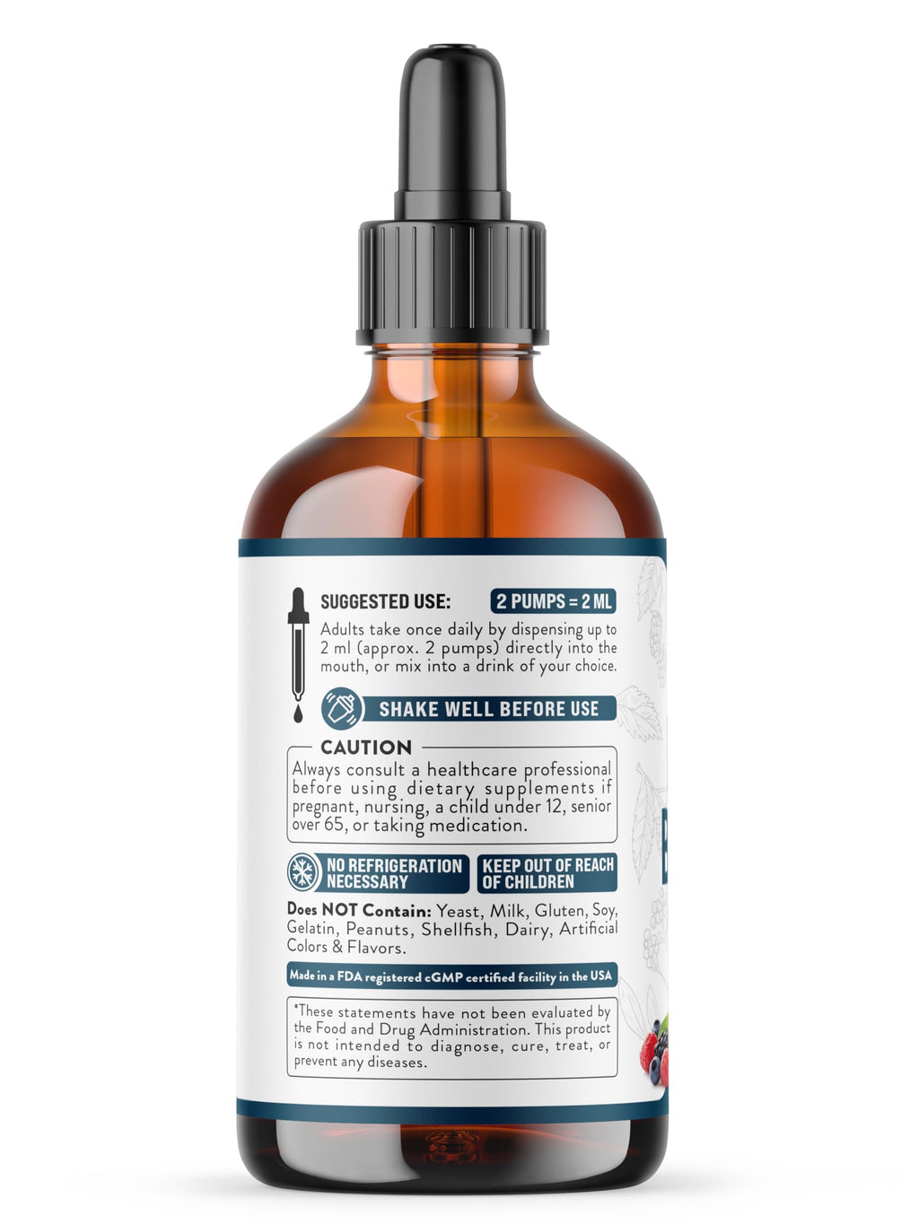 easy-to-use magnesium bisglycinate drops