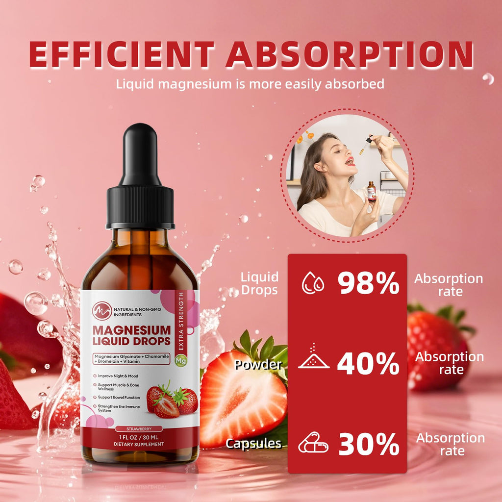 Easy-to-use magnesium liquid drops