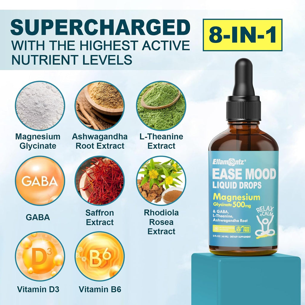 Easy-to-use magnesium liquid drops