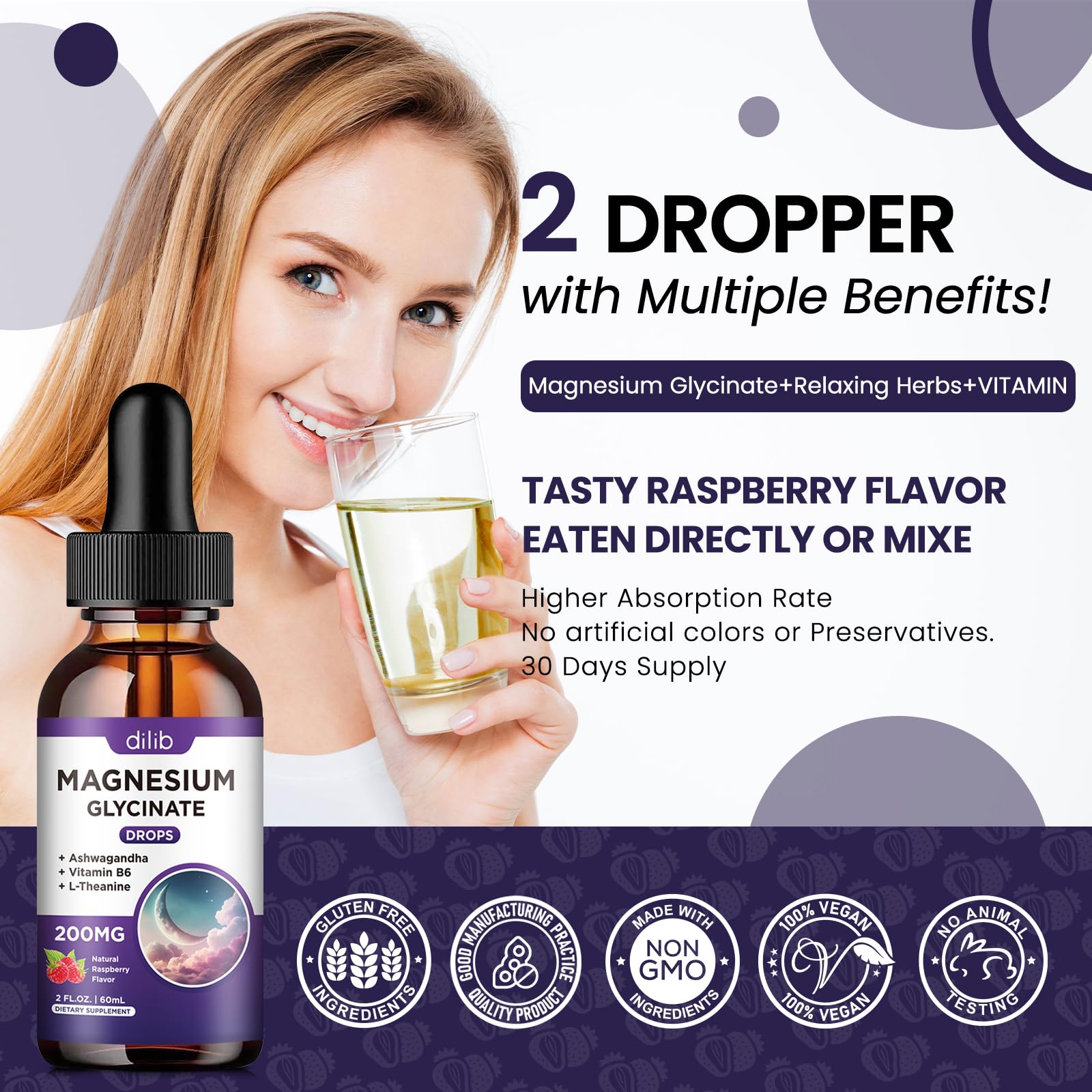 easy-to-use magnesium liquid drops
