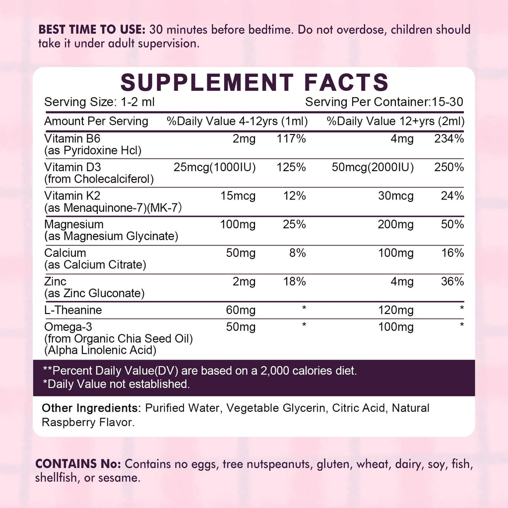 Easy-to-use magnesium liquid for kids