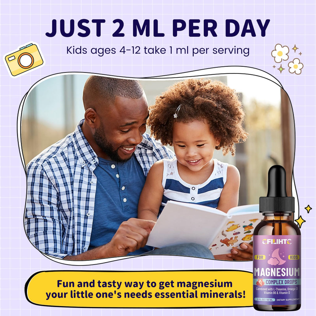 Easy-to-use magnesium liquid for kids