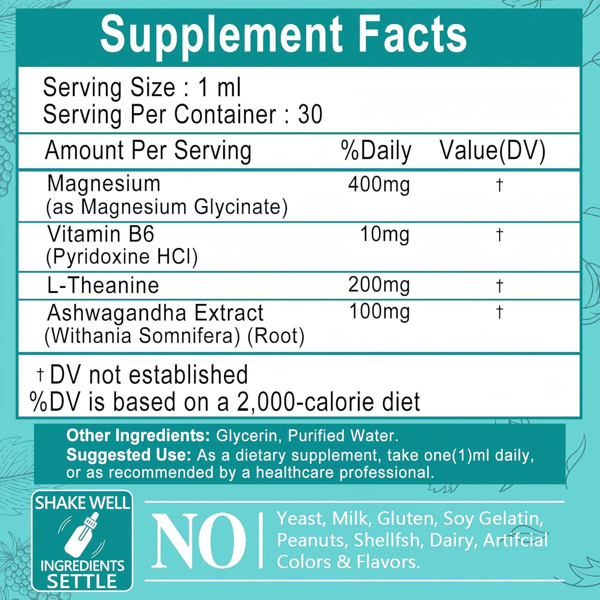 easy-to-use magnesium liquid formula
