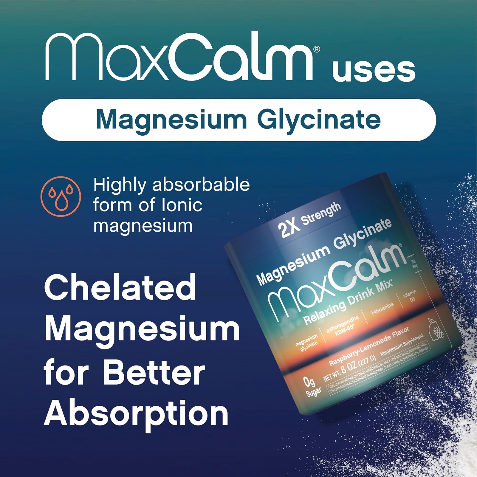 Easy-to-use magnesium powder for wellness
